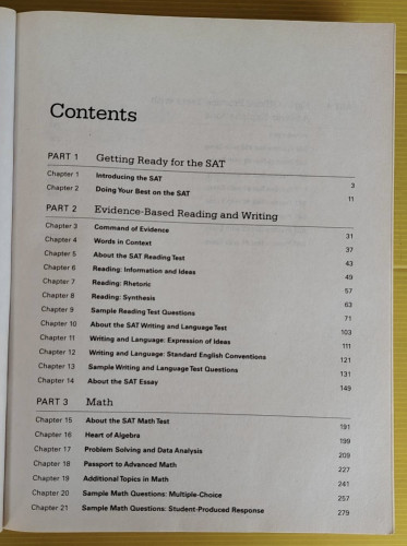 THE OFFICIAL SAT STUDY GUIDE