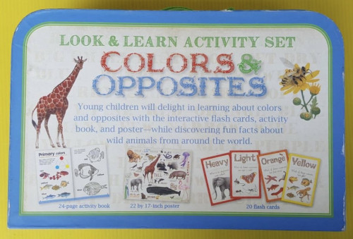 LOOK & LEARN ACTIVITY SET COLORS & OPPOSITES