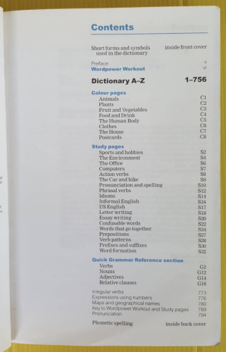 Oxford Wordpower Dictionary for learners of English