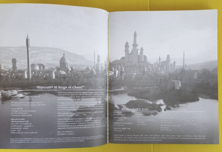 WARCRAFT III : REIGN OF CHAOS OFFICIAL STRATEGY GUIDE BY BART G. FARKAS