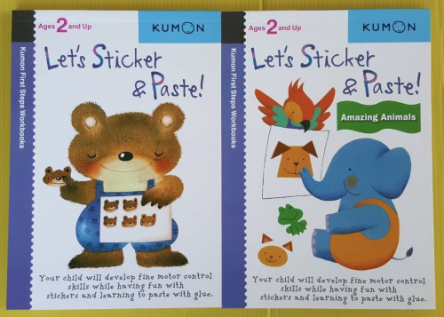 Let's Sticker & Paste! 2 เล่ม by KUMON