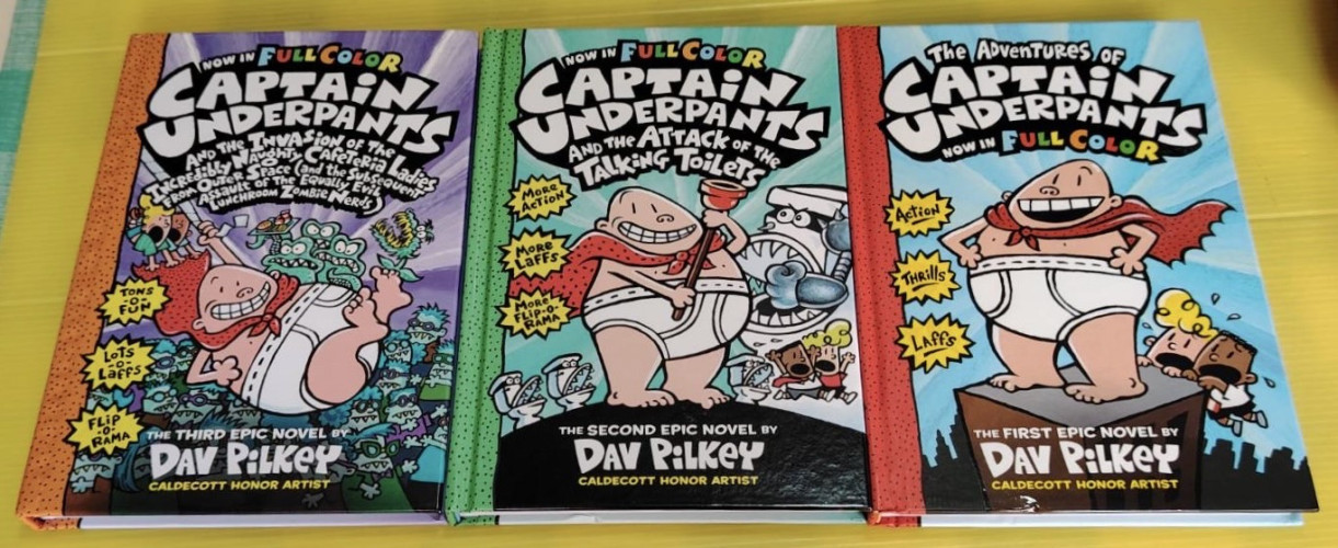 The CAPTAiN UNDERPANTS COLLECTION IN FULL COLOR (BOXSET)