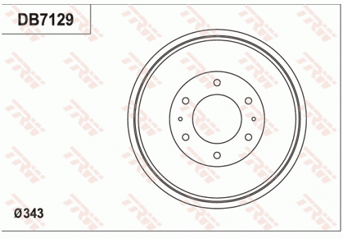 จานเบรก หน้า TRW HONDA Odyssey '94-03 จานดิสเบรค DF4028