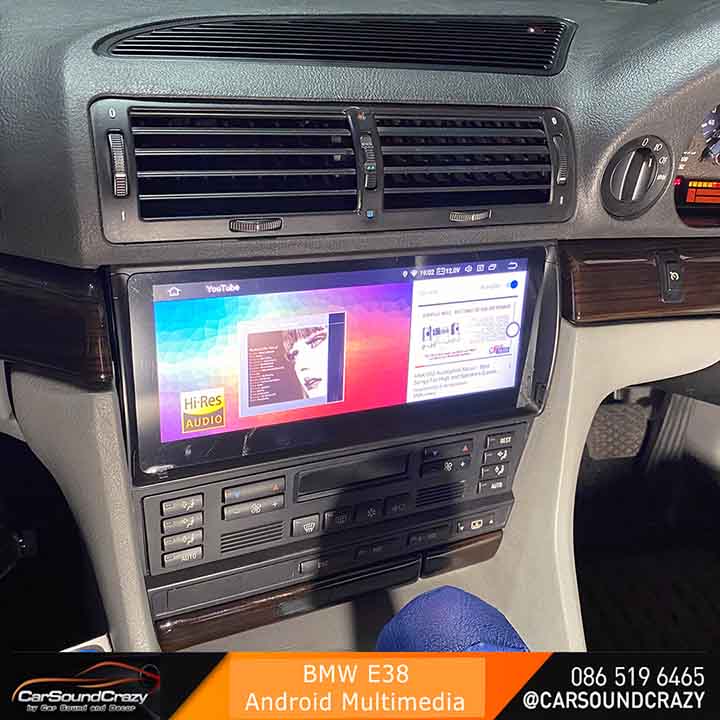 BMW E38 Android multimedia ตรงรุ่น จอ 10.25 นิ้ว