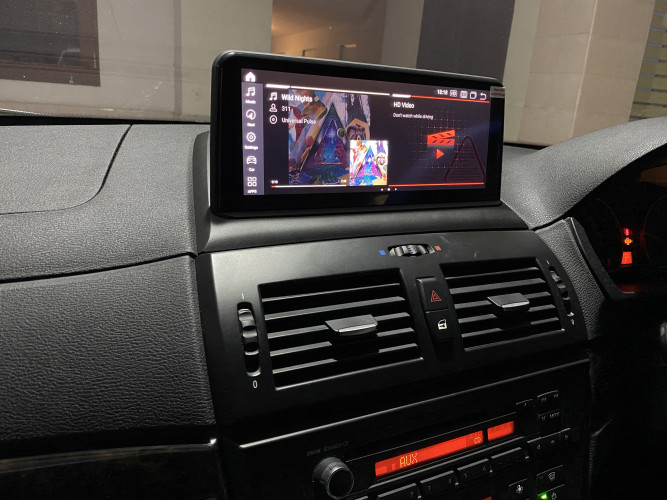 BMW X3 E83 Android 10.2 นิ้ว full HD ตรงรุ่น RAM 8 ROM 128