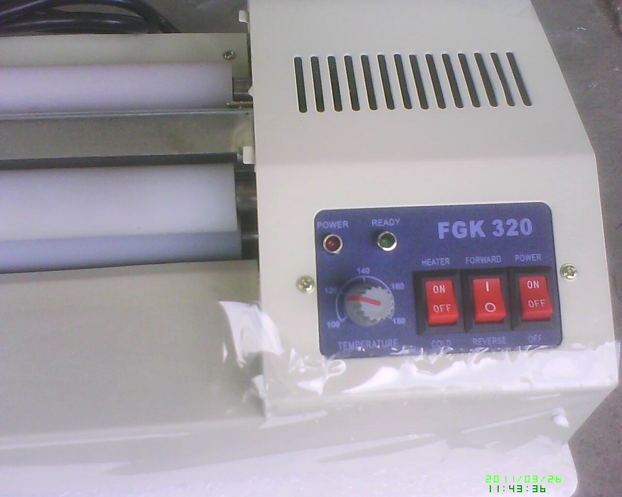 เครื่องเคลือบเอกสาร รุ่น FGK 320 มาตรฐานสูง