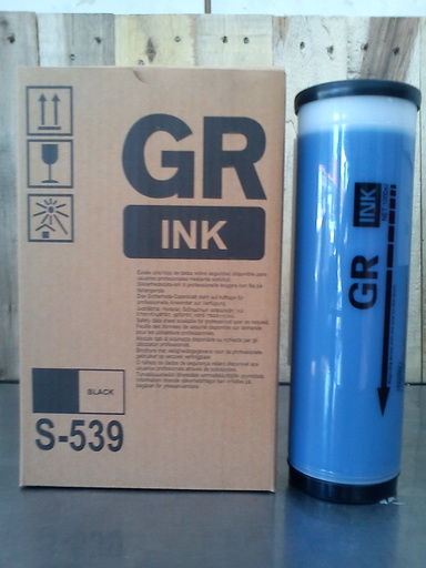 หมึกก๊อปปี้ ปรินท์ RISO GR สีดำ และ สีน้ำเงิน