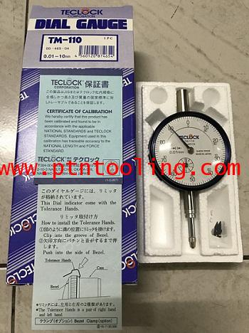 นาฬิกาวัดนอก Dial indicator 0-10mm * 0.01mm Teclock
