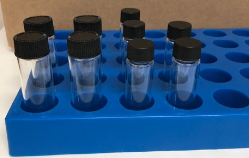 Rack for Vials, 24mm diameter, for 8, 12, 16ml Vials, 40 positions ...