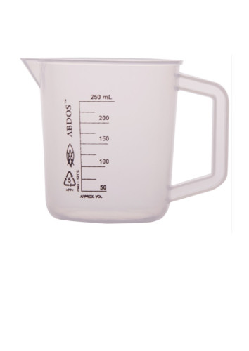 Printed Beakers With Handle, PP Abdos