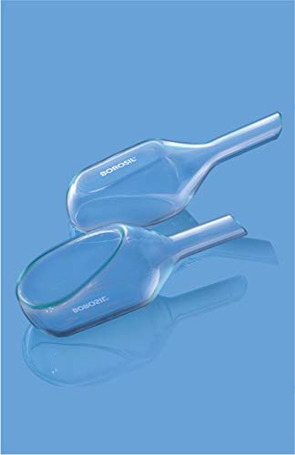Weighing Scoop, Borosilicate Glass Weighing Funnel, Flat Type