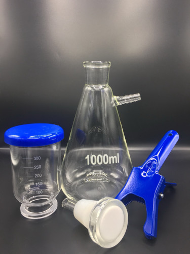 47mm Glass Filter Holder, Silicone Stopper, Complete Set, China