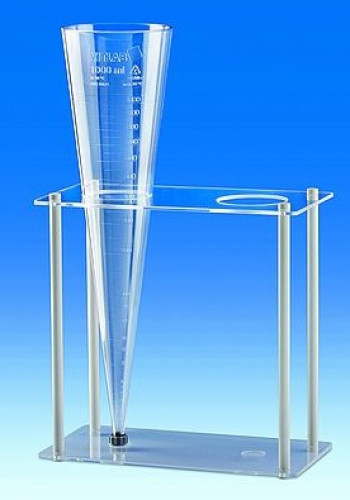 Imhoff sedimentation rack, PMMA - Vitlab