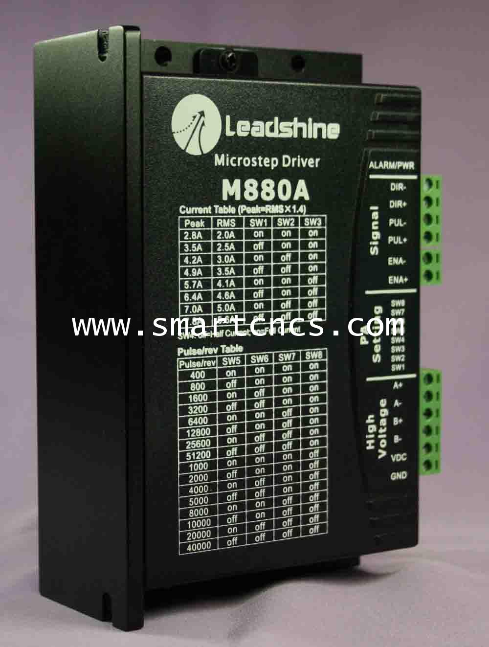 เสต็ปไดรฟ์เวอร์รุ่น M880A ขับกระแสสูง 1.8A-7.8A เพียง 4,990 บาท