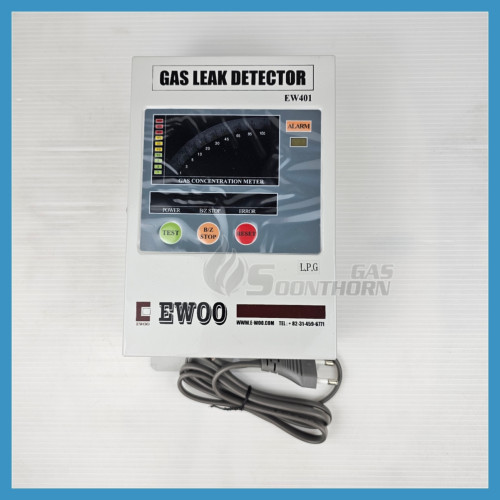 เครื่องเตือนแก๊สรั่ว (GAS LEAK DETECTOR) EWOO รุ่น EW-401