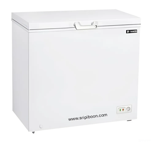 ตู้แช่แข็ง แช่เย็น SANDEN ซันเด้น รุ่น SCF-0215 ขนาด 7.1 คิว (2 ระบบ)