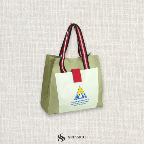 กระเป๋าช้อปปิ้ง ผ้า 600D หูผ้าในตัว รหัส A2233-10B