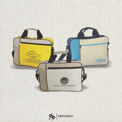 กระเป๋าใส่เอกสาร ผ้า 600D โลโก้ประกันสังคม รหัส A2234-7B