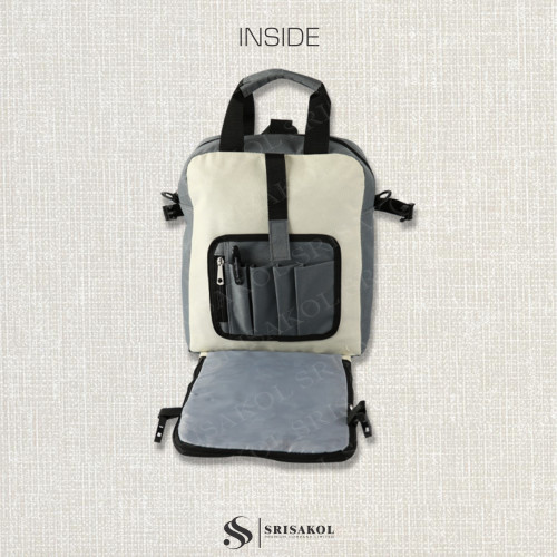 เป้มีช่องใส่ของด้านใน ผ้า 600D รหัส A2227-10B