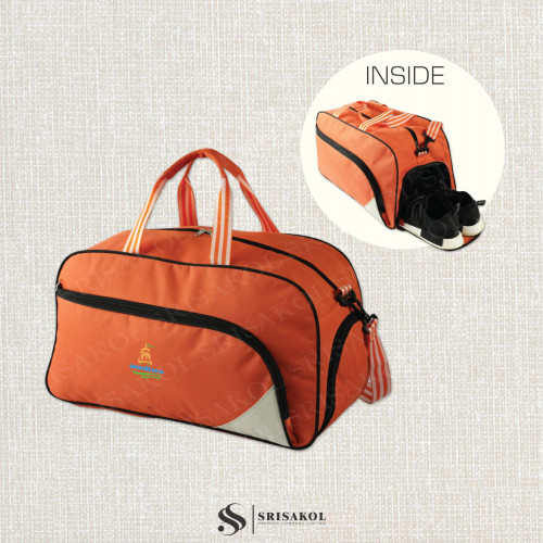 กระเป๋าเดินทางมีที่ใส่รองเท้า ผ้า 600D รหัส A2308-11B