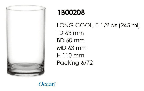แก้วน้ำ รุ่น 1B 00208 (8.5 Oz.) 245 ml.