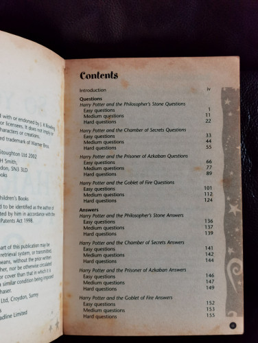 So You Think You Know Harry Potter / Over 1000 wizard quiz questions!