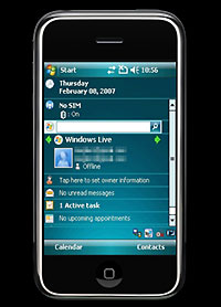 iPhone 3G wifi (windows mobile 6.1)