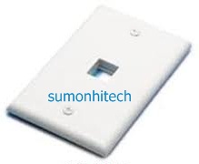 LINK FACE PLATE 1 PORT , รุ่น Shiny