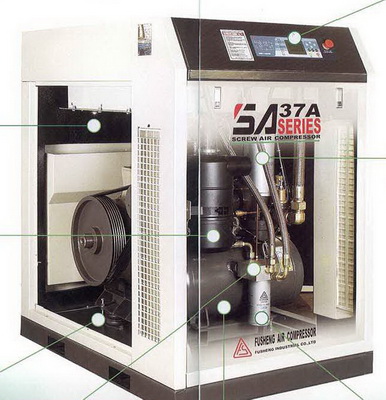 ปั๊มลมสกรู ฟูเช็ง Fu Sheng Screw ขนาด 20 แรงม้า รุ่น SA-15A