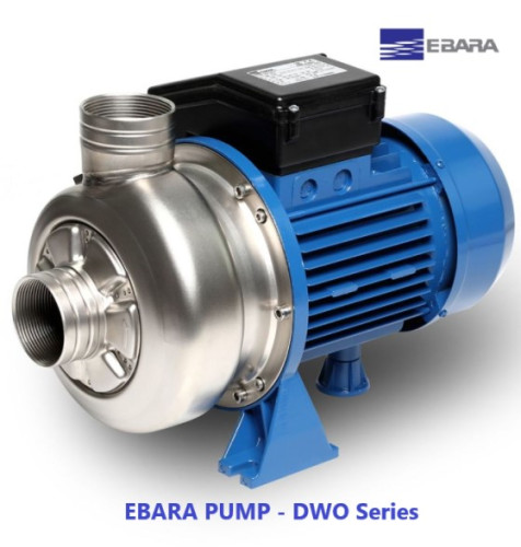 EBARA DWO-200M 2.0HP 220V 2"x2" ปั๊มน้ำหอยโข่งสแตนเลส ใบพัดเปิด ปั๊มเอบาร่า