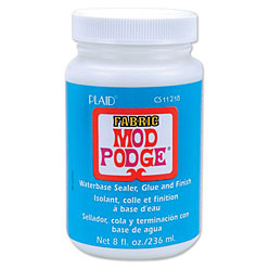 Mod Podge Fabric สำหรับตกแต่งงานผ้า(ซักได้) เป็นกาวและเคลือบในตัวเดียว ...