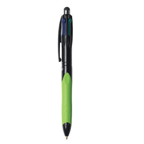 BIC : BIC51869* ปากกา 4-Color Grip Stylus Ball Pen 1.0mm