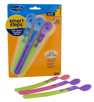 EVF 6440211:Evenflo Soft Touch Feeding Spoon 3pk