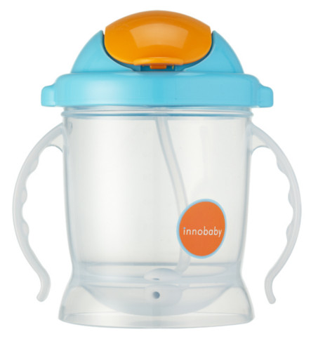 INO SIP-101:EZ Flow Straw Sippy/Sippin\' SMART/Blue