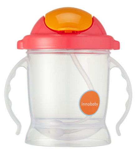 INO SIP-103:EZ Flow Straw Sippy/Sippin\' SMART/Pink
