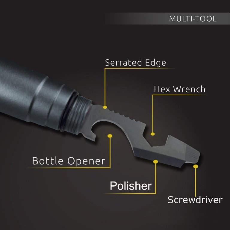 2cl direct : ปากกาอเนกประสงค์ 2CLAMZ001* Tactical Pen Self Defense Tool