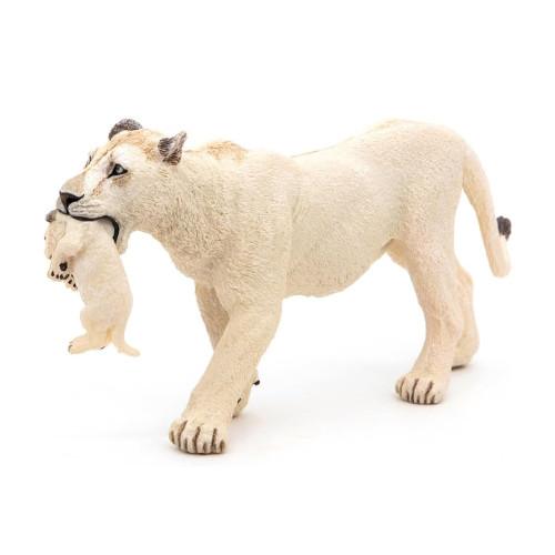PAPO : PPO50203* โมเดล White Lioness With Cub