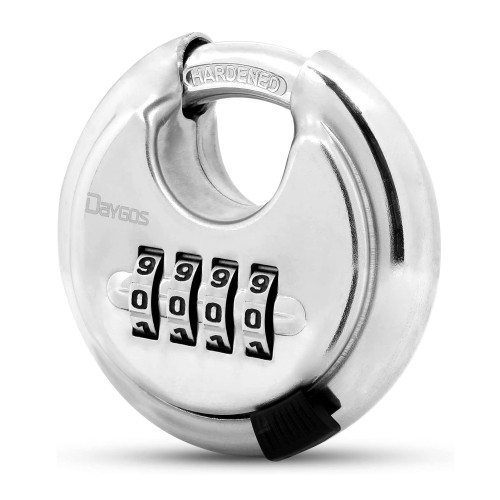 DAYGOS : DYGCDPL-SIL* กุญแจ Combination Disc Padlock