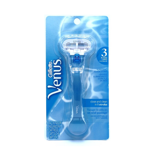 Gillette : GILGVR* มีดโกนหนวด Venus Razor Handle with Aloe Glide Strip