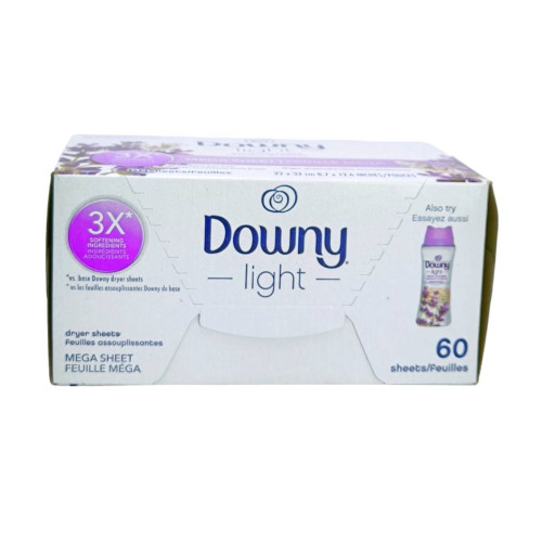 Downy : DWNMS-WLV-60* แผ่นอบผ้า แผ่นหอมปรับผ้านุ่ม Light Fabric ...