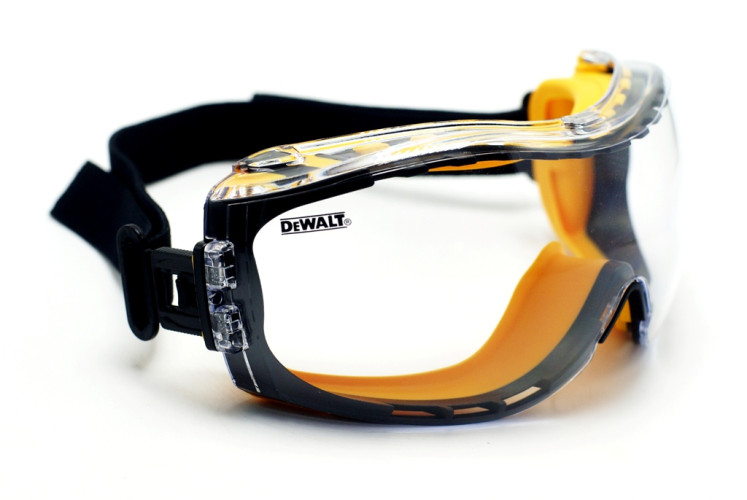 DEWALT : DWTDPG82-11C* แว่นตานิรภัย Anti-Fog Dual Mold Safety Goggle