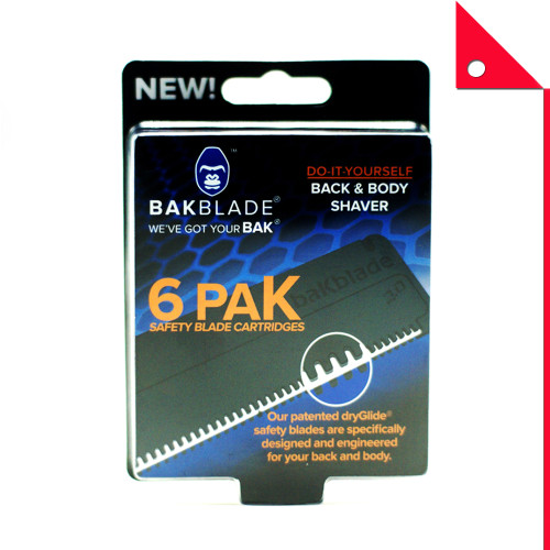 baKblade : BKBAMZ004* ใบมีดโกน 2.0 - Back Hair and Body Shaver Refill