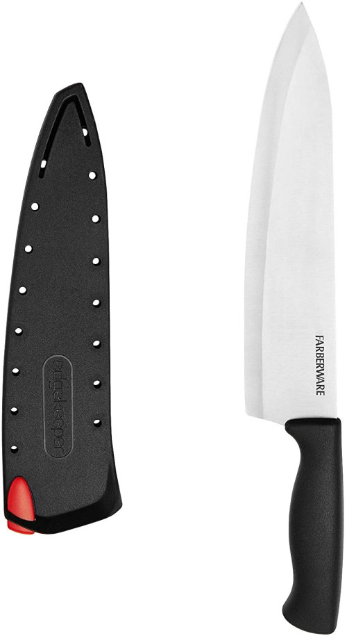Farberware : FBW5158142* มีดเชฟ EdgeKeeper Chef's Knife 8-inch, Black
