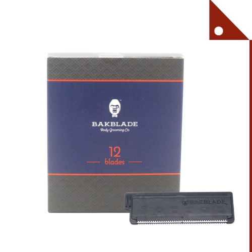 baKblade : BKBAMZ005* ใบมีดโกน 2.0 - Back Hair and Body Shaver Refill 12pk.