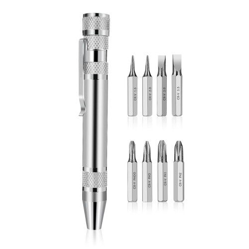 SWATOM : SWTLT-TOOL03* ชุดปากกาไขควงขนาดเล็ก 8-in-1 Mini Screwdriver Set