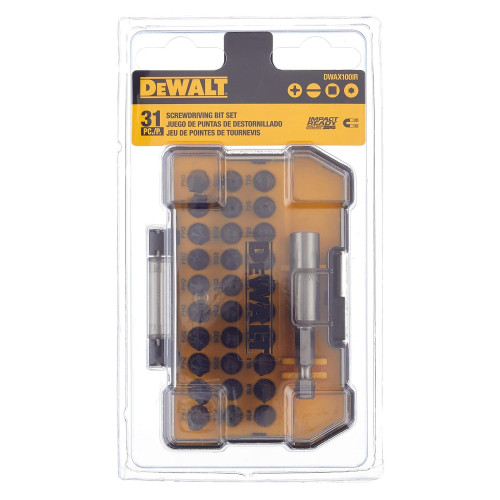 DEWALT : DWTDWAX100IR* ชุดประเเจ Screwdriving Tough Case Set Extra ...