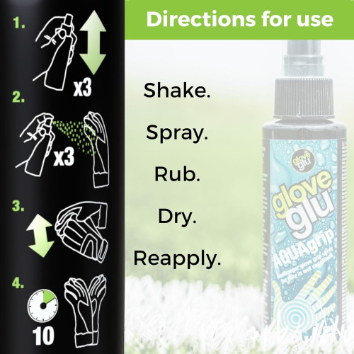 gloveglu : GVG900106* สเปรย์จับถุงมือสำหรับผู้รักษาประตู AQUAgrip ...