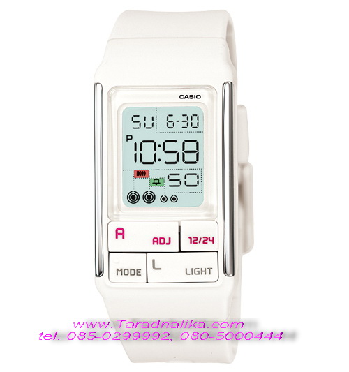 นาฬิกา CASIO poptone LDF-52-7ADR สีขาว