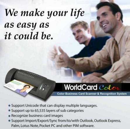 เครื่องสแกนนามบัตร PenPower รุ่น WorldCard Color