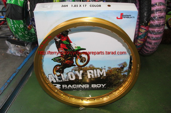 วงล้อ อลูมิเนียม US Racing Boy 1.60-17 และ 1.85-17 สีทอง, ดำ ฯลฯ ...